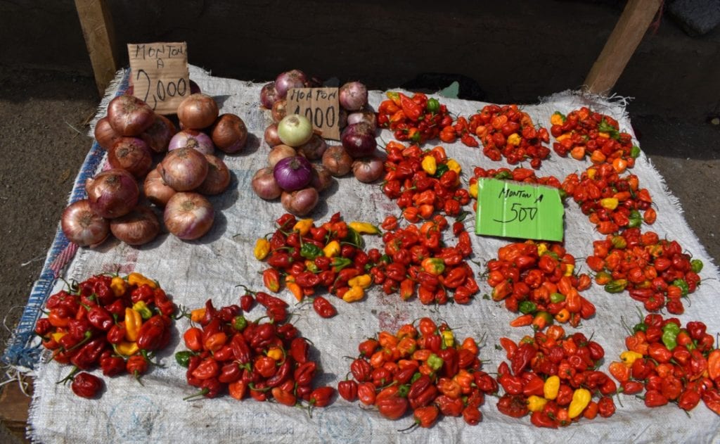 Los mercados de Malabo atraviesan una crisis de ingredientes