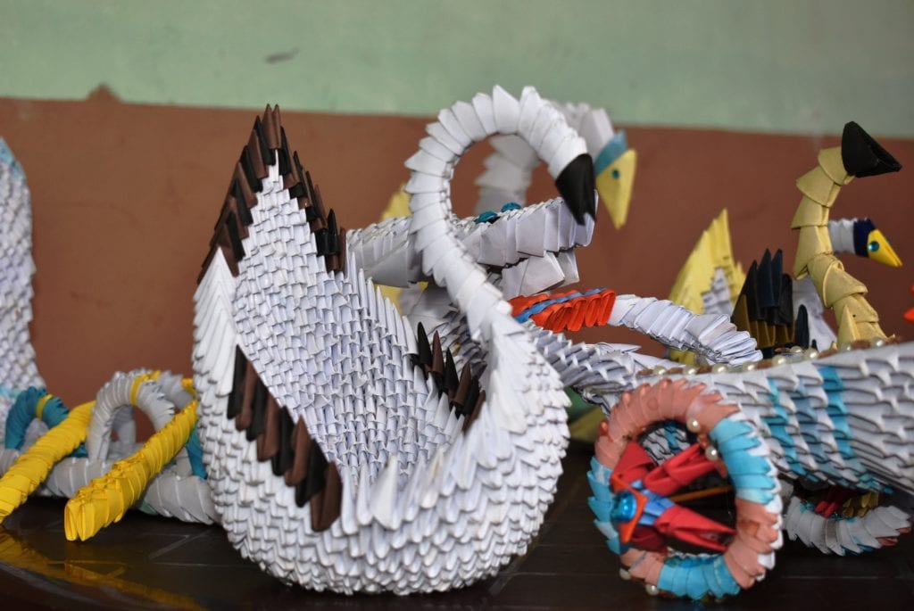 Un sueño al emprendimiento con escala en el arte de origami