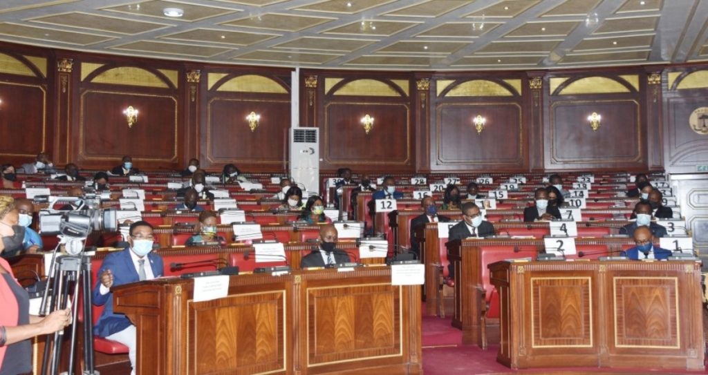 Simeón Oyono Esono Angue presenta ante el Legislativo el proyecto de ...